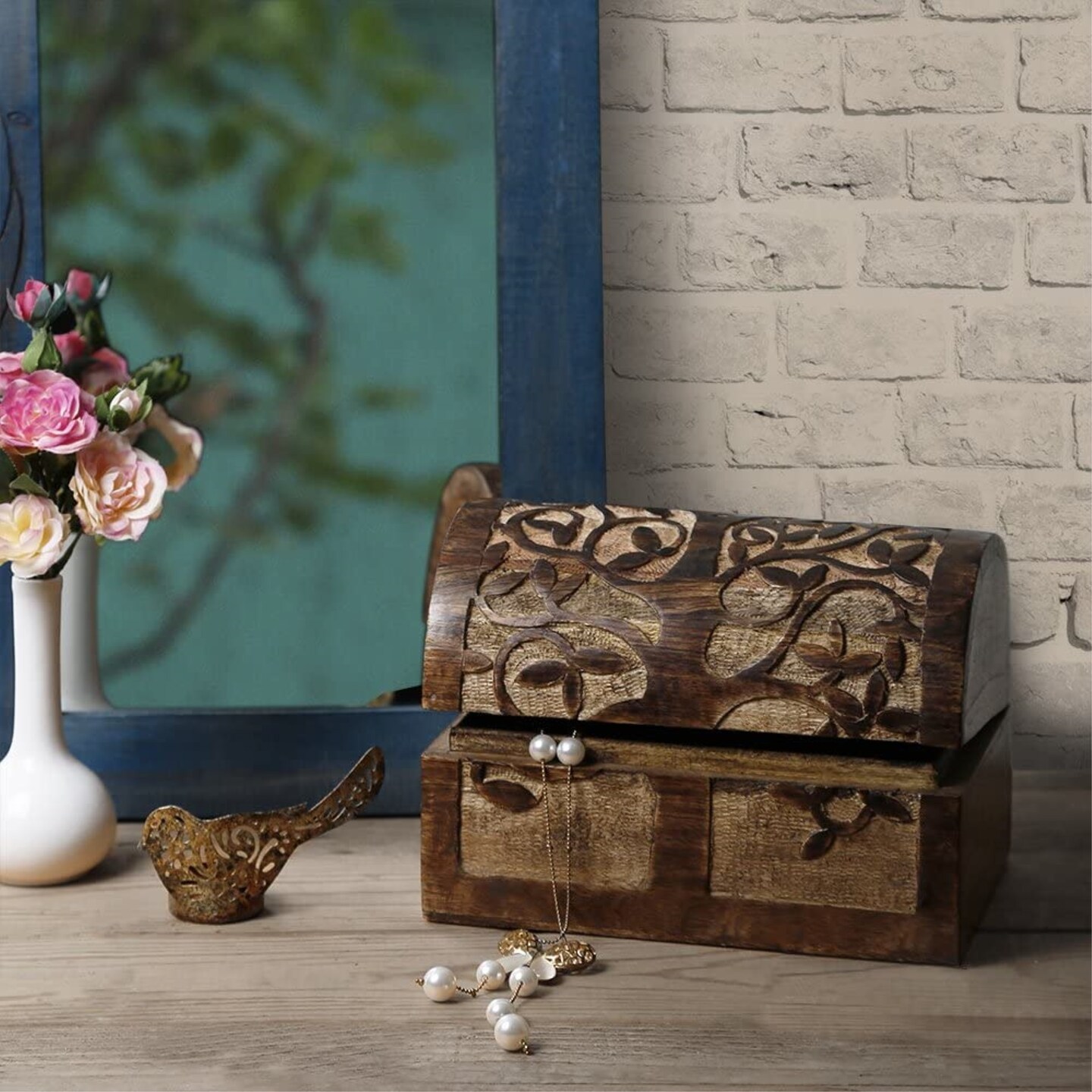 Tree of Life Mango wood Box (Small) | Michaels