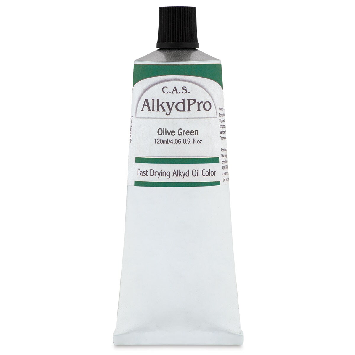 CAS AlkydPro Fast-Drying Alkyd Oil Color - Olive Green, 120 ml tube ...