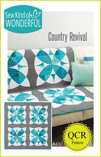 Country Revival Pattern 44" x 44" Using Quick Curve Ruler by Sew Kind ...