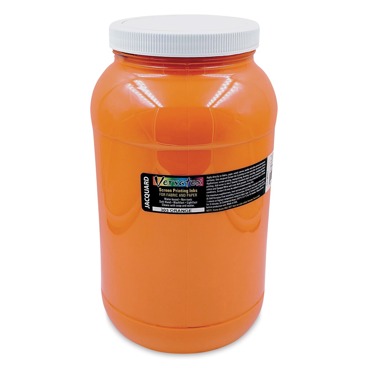 Jacquard Versatex Screen Printing Ink - Orange, 128 oz jar | Michaels