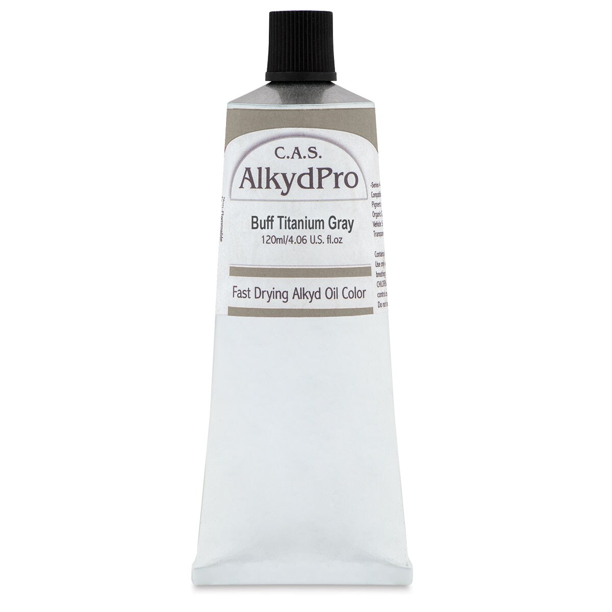 CAS AlkydPro Fast-Drying Alkyd Oil Color - Buff Titanium Gray, 120 ml ...