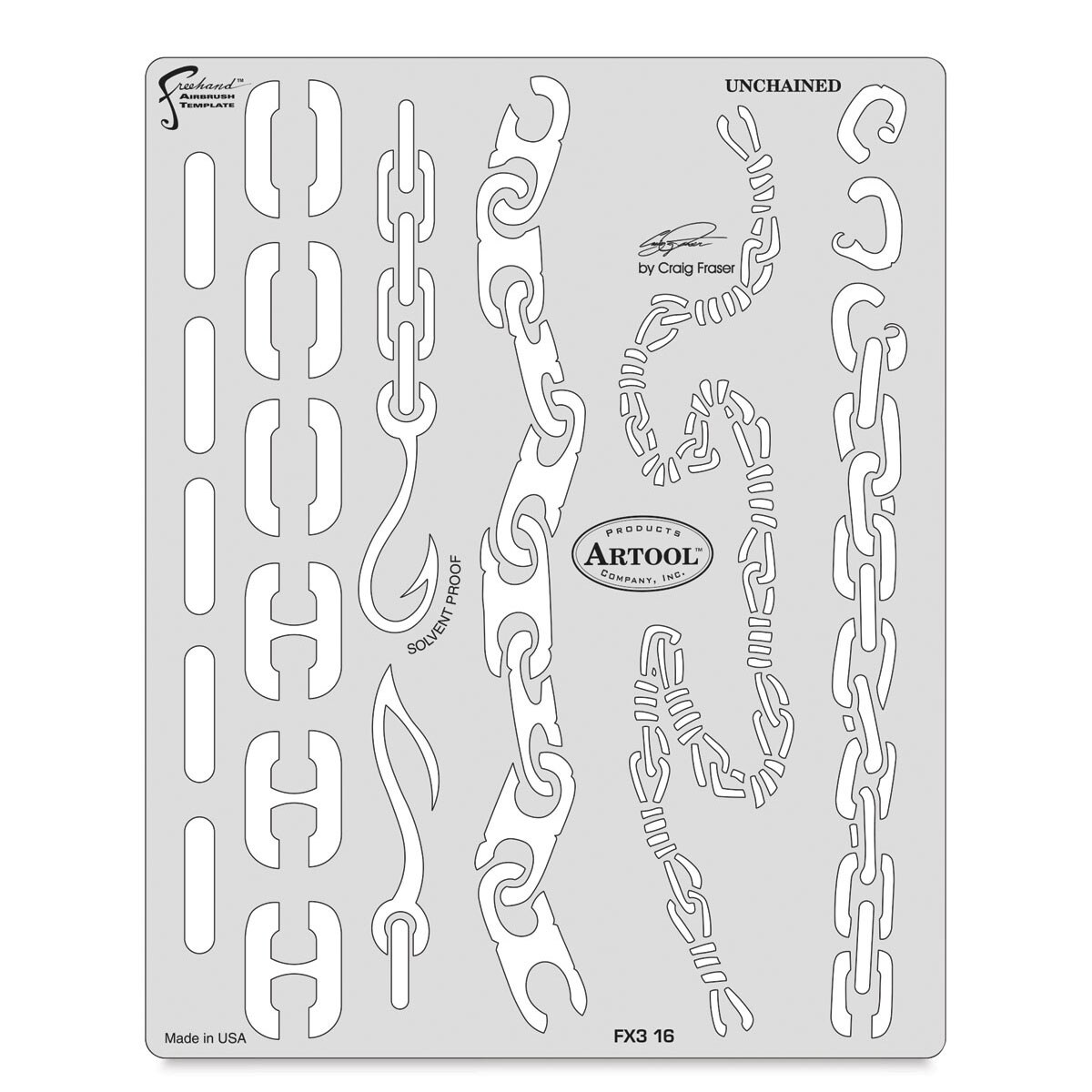 Iwata Artool Freehand Template - Kustom FX 3 Unchained | Michaels