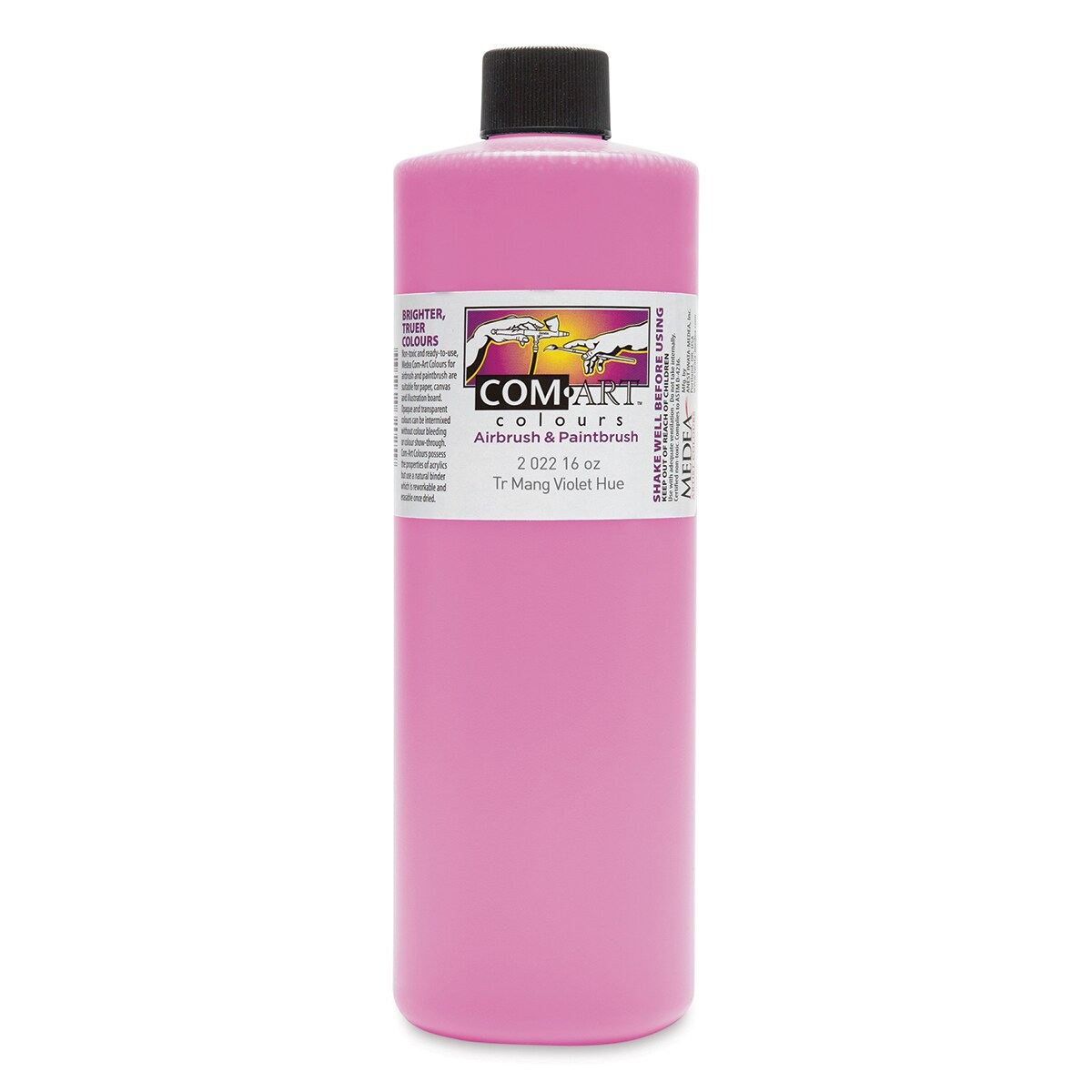 Iwata Com-Art Airbrush Color - 16 oz, Transparent Manganese Violet ...