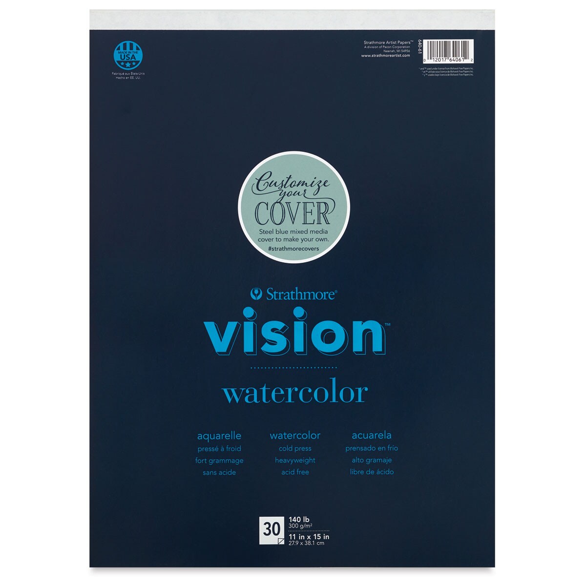 Strathmore Vision Watercolor Pad - 11" x 15", 30 Sheets, 140 lb | Michaels