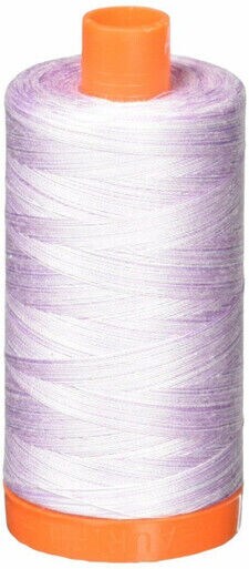 Aurifil Mako Cotton Thread French Lilac Variegated 3840 50wt 1422yds ...