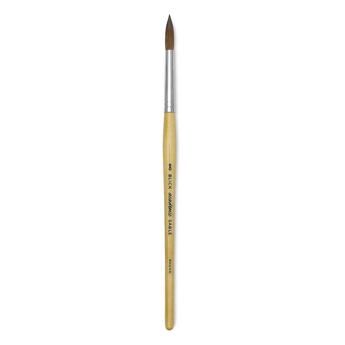 Blick Academic Sable Brush - Round, Natural Handle, Size 8 | Michaels