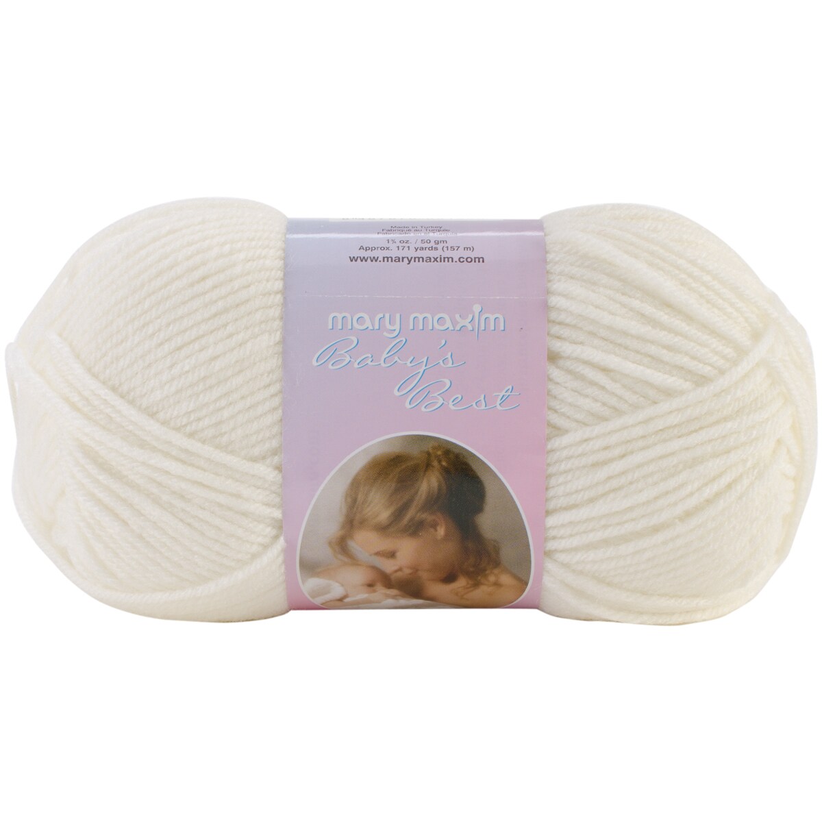 Mary Maxim Baby's Best Yarn-Ecru | Michaels