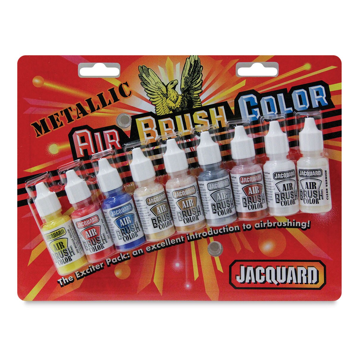 Jacquard Airbrush Paint - 1/2 oz, Metallic Exciter Pack | Michaels