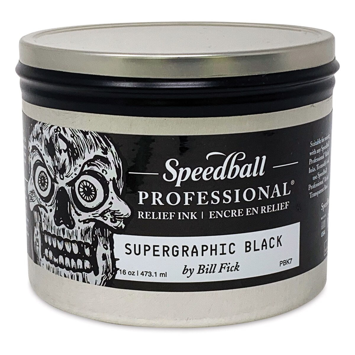 Speedball Professional Relief Ink - Supergraphic Black, 16 oz | Michaels