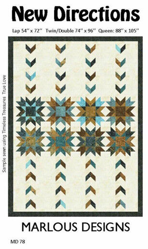 New Directions Quilt Pattern, 3 sizes -Marlous Designs | Michaels
