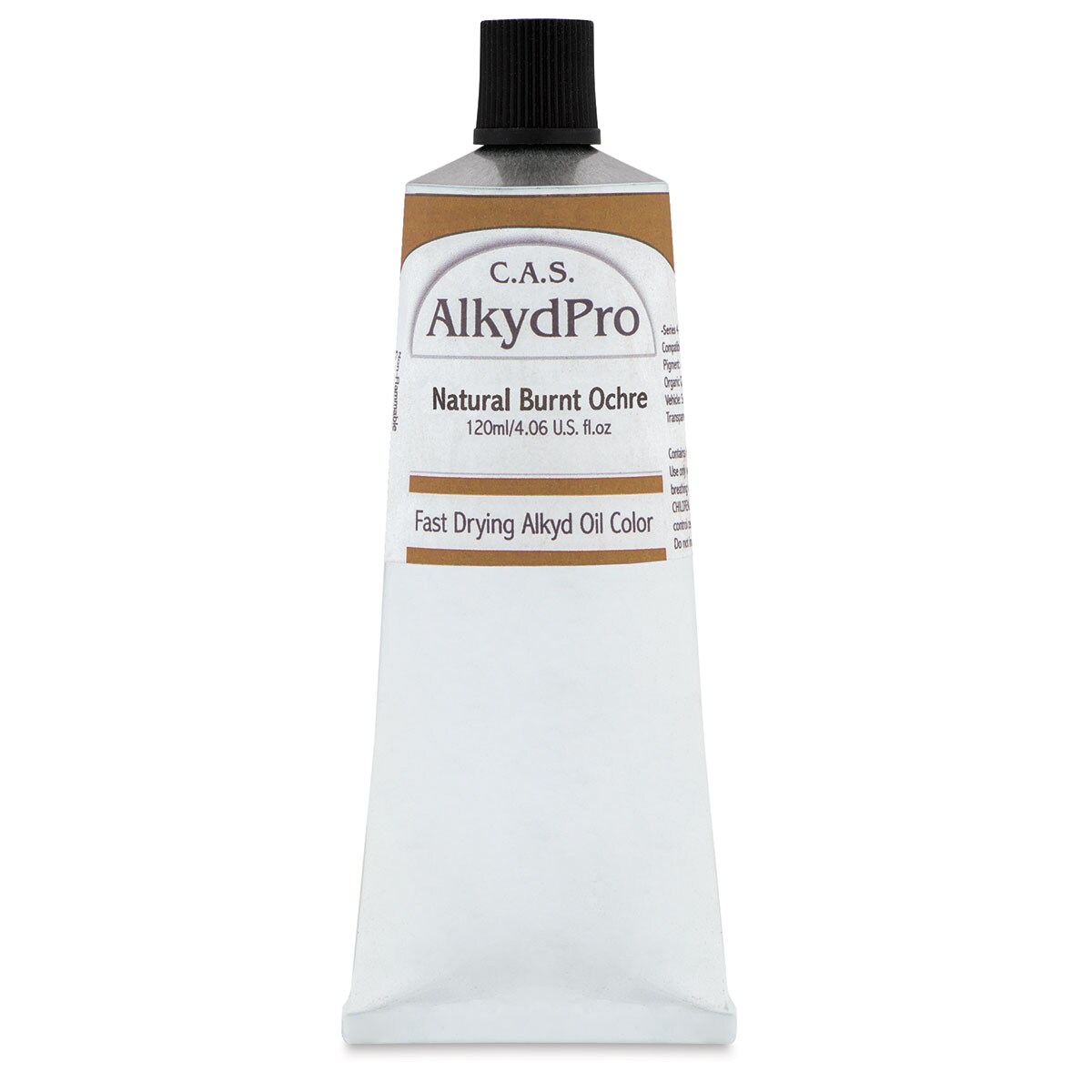 CAS AlkydPro Fast-Drying Alkyd Oil Color - Natural Burnt Ochre, 120 ml ...