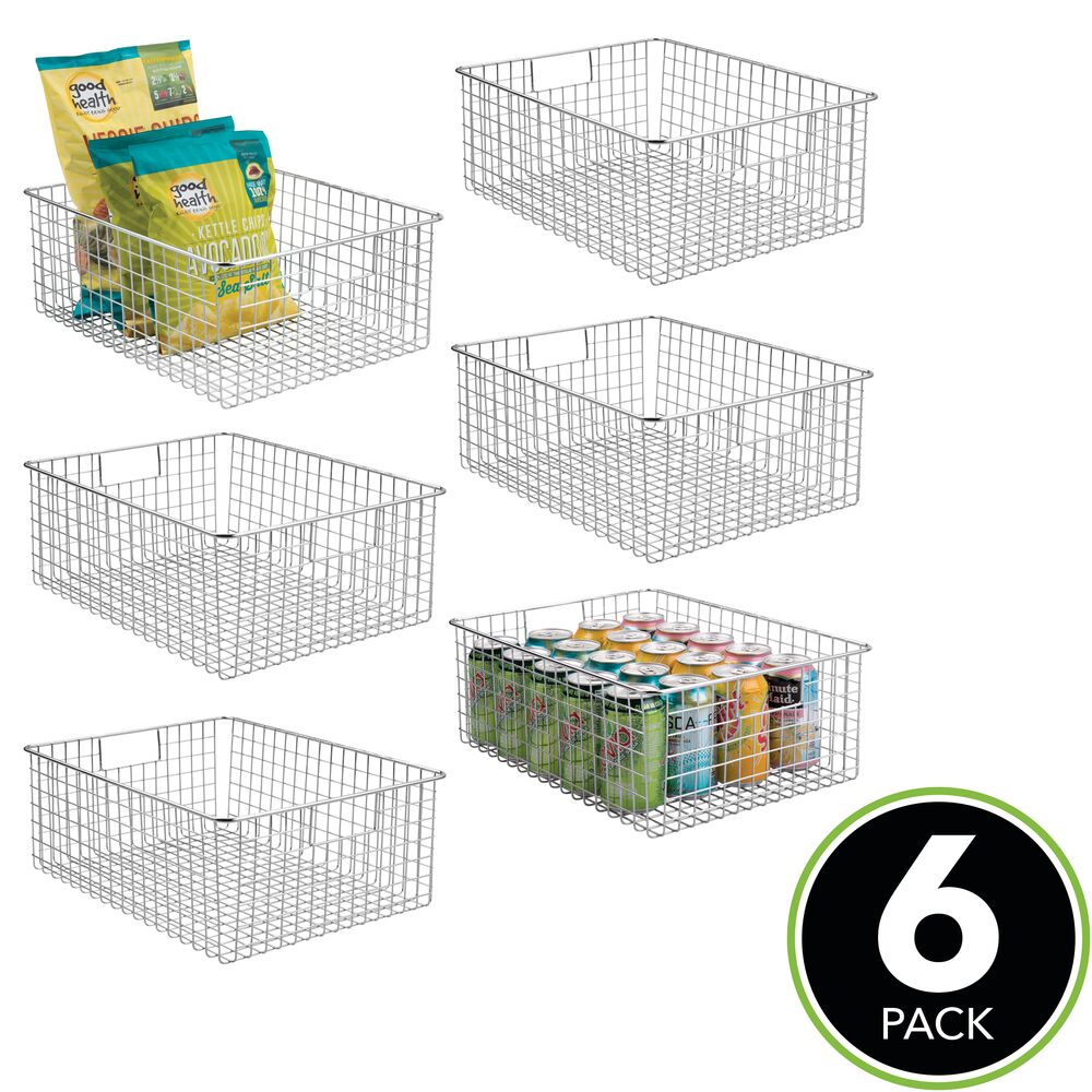 Mdesign Metal Wire Food Storage Organizer Bin Michaels