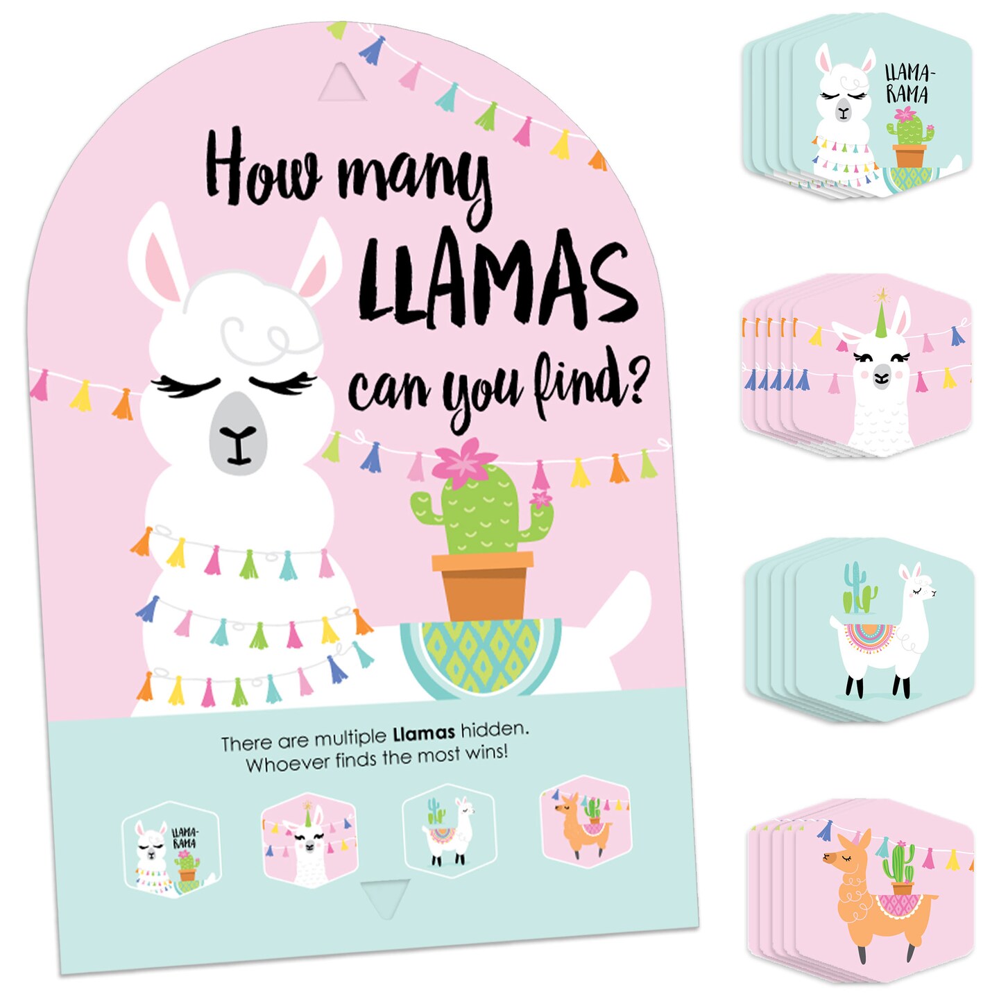 Big Dot of Happiness Whole Llama Fun - Llama Fiesta Baby Shower or ...