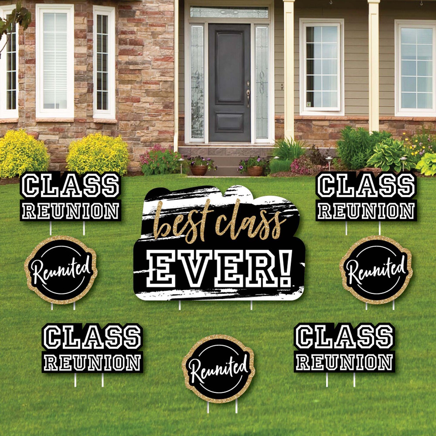 Big Dot of Happiness Reunited - School Class Reunion Yard Sign ...