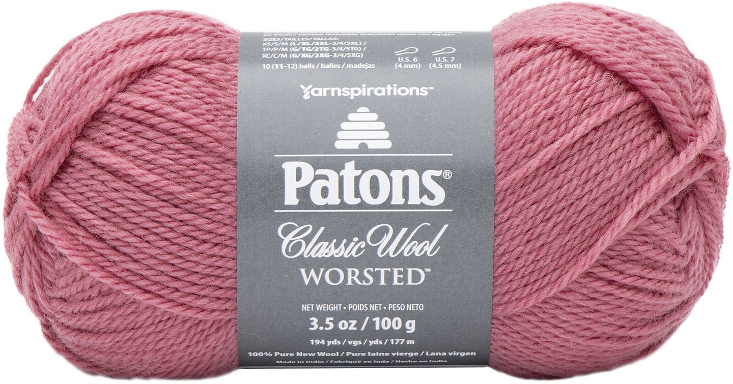 Patons Classic Wool Yarn-Rose | Michaels