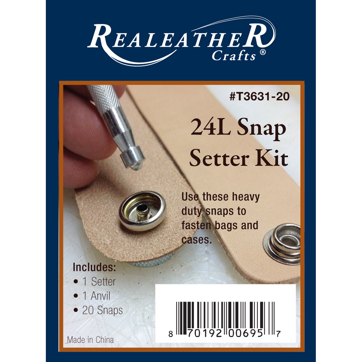 Realeather(R) Crafts 24L Snap Setter Kit-Nickel | Michaels