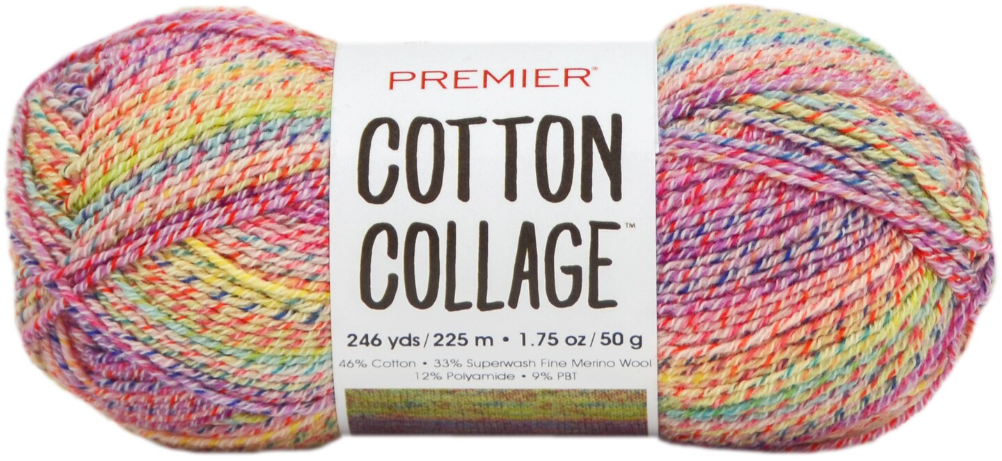 Premier Cotton Collage Yarn-Sunshine Multi | Michaels