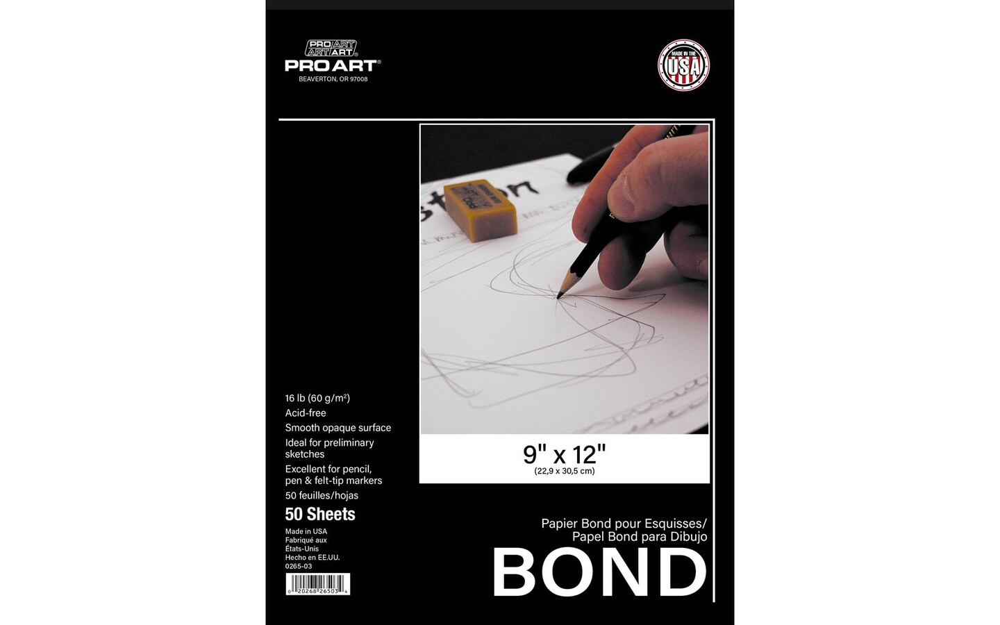 PRO ART 9-Inch by 12-Inch Bond Paper Pad | Michaels