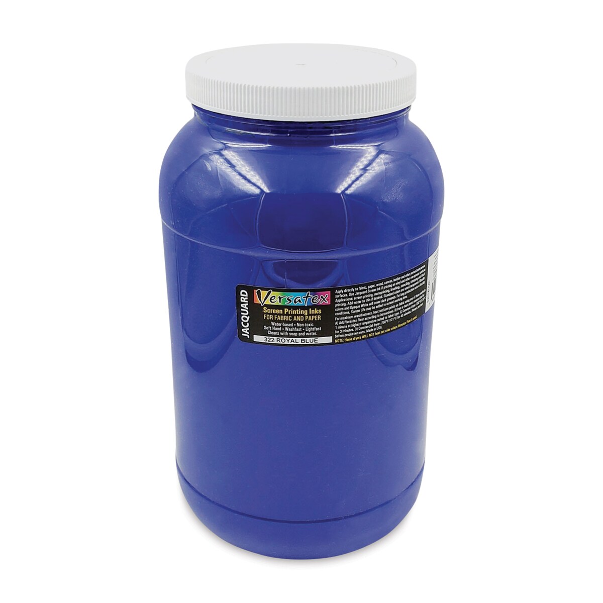 Jacquard Versatex Screen Printing Ink - Royal Blue, 128 oz jar | Michaels