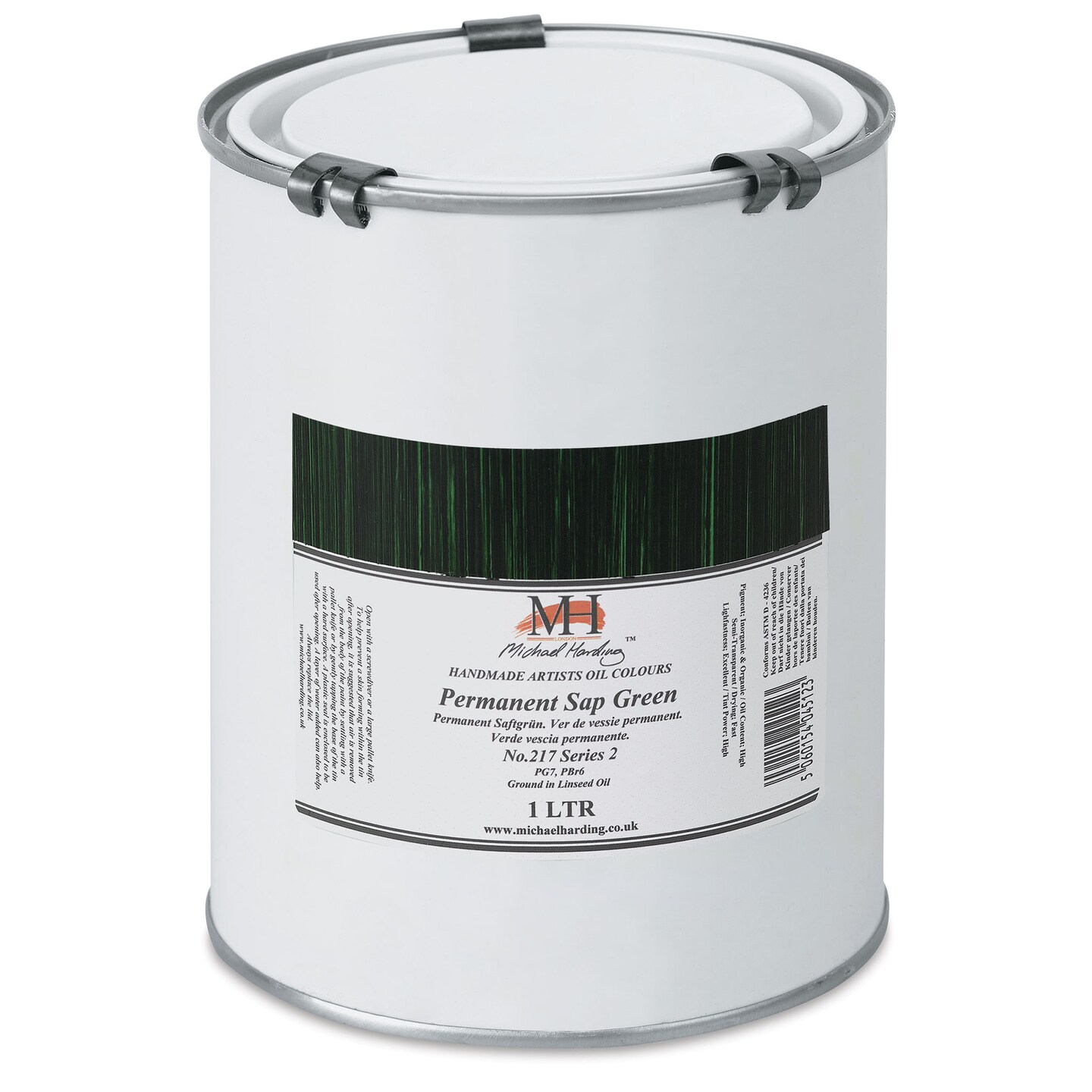 Michael Harding Artists Oil Color - Permanent Sap Green, 1 Liter | Michaels