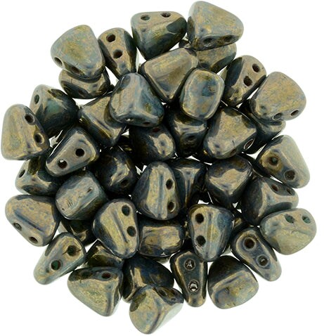 Nib-Bit Beads, Turquoise Bronze Picasso, 8 grams | Michaels