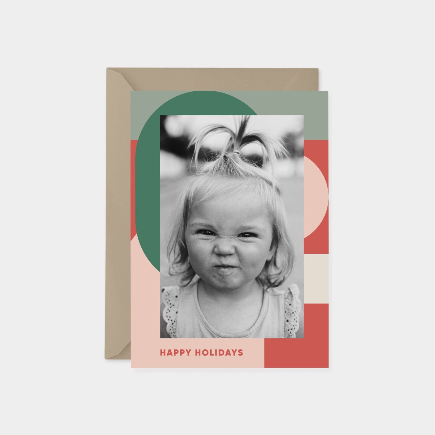 Big Geo Holiday Photo Card, Colorful Shapes Photo Card, Custom Photo ... Big Geo Holiday Photo Card, Colorful Shapes Photo Card, Custom Photo ...