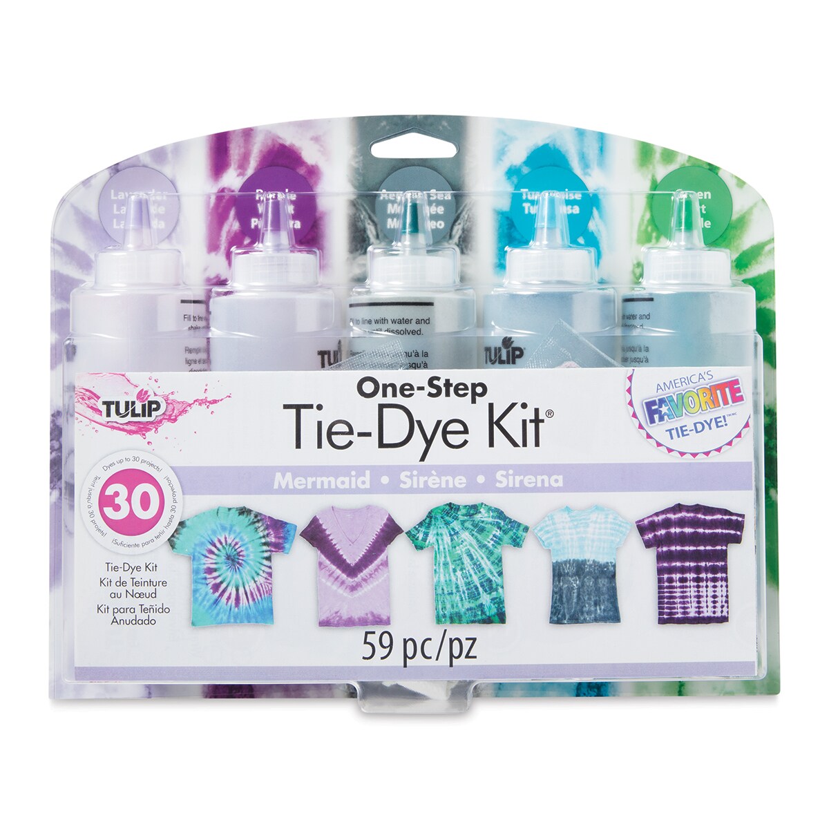 Tulip One-Step Tie-Dye Kit - Mermaid, Kit of 5 Colors | Michaels