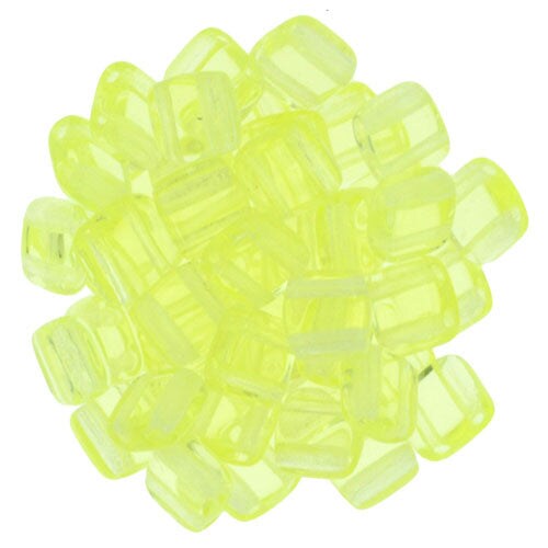 Czechmate 6mm Square Glass Czech Two Hole Tile Bead, Jonquil | Michaels