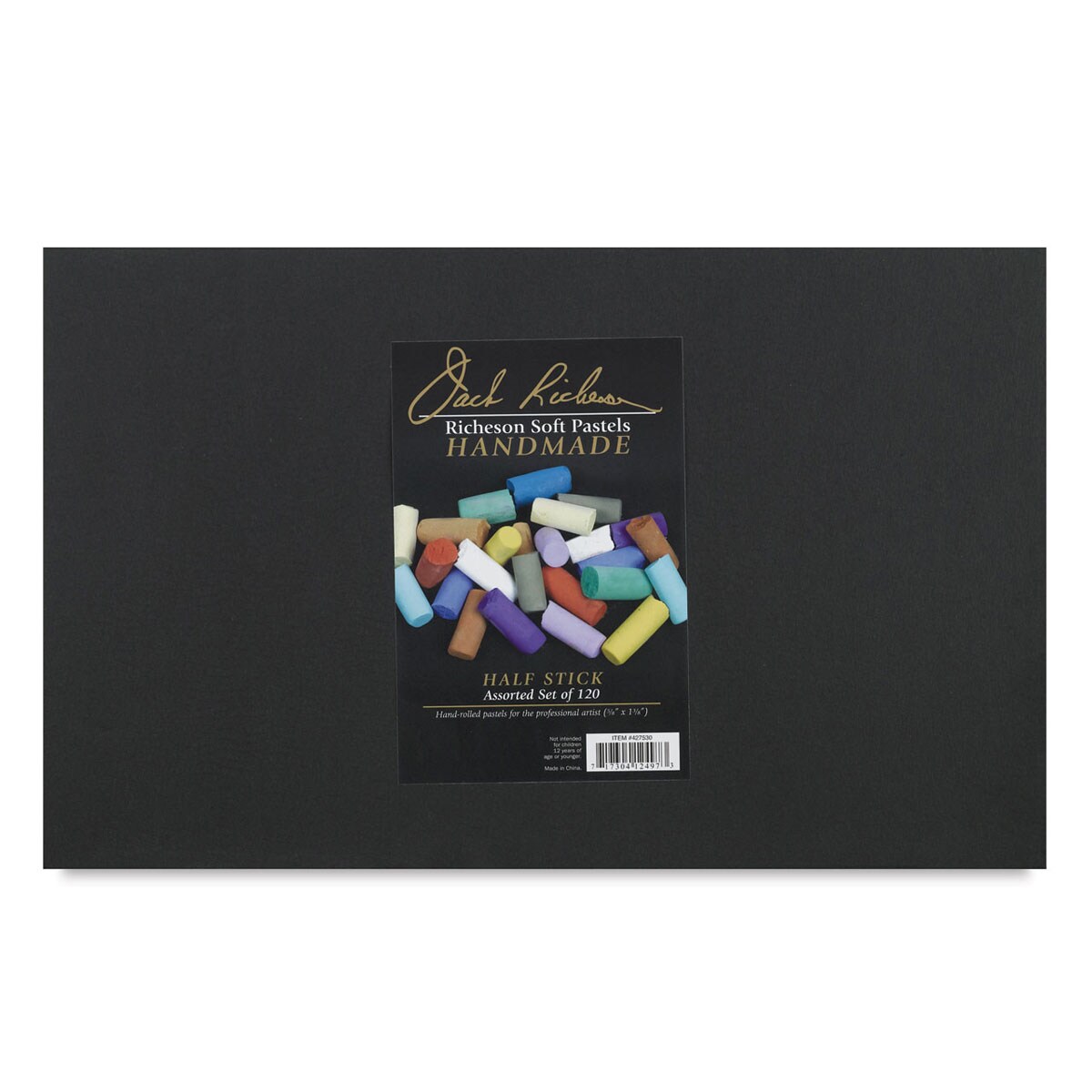 Richeson Handmade Soft Pastels - Assorted Colors, Set of 120, Half ...