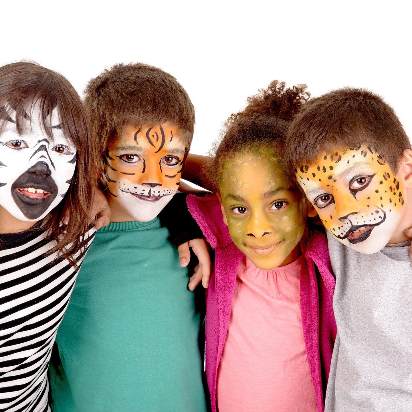 8 Primary Color Airbrush Face & Body Water Based Painting Set, 1 oz ...