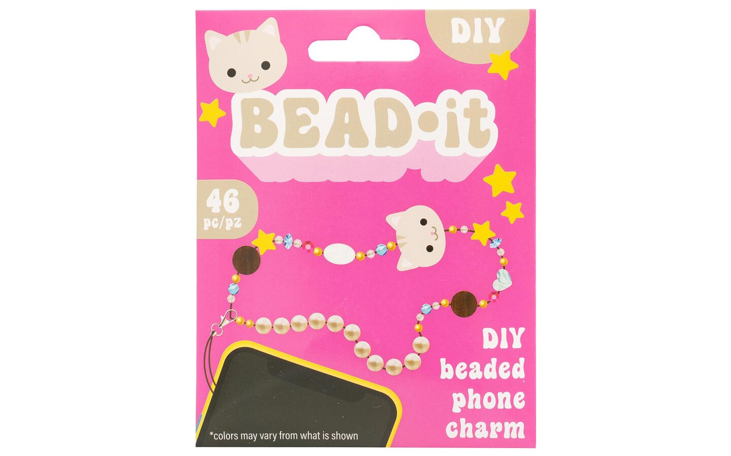 AMC Bead It Phone Charm Kitty | Michaels