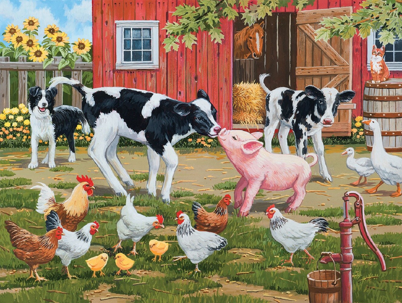 Sunsout Meeting New Friends 300 pc Jigsaw Puzzle 30462 | Michaels