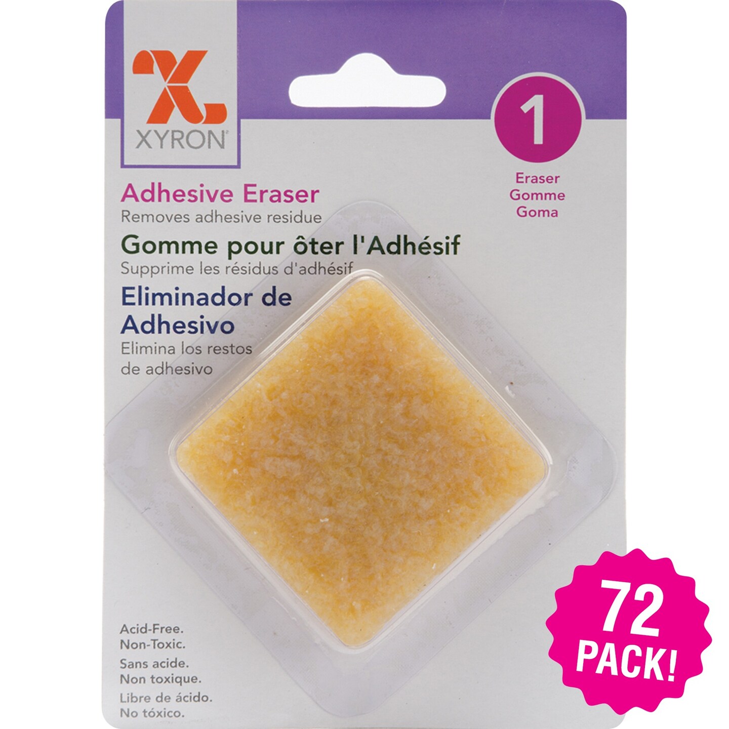 Multipack of 72 - Xyron 2"X2" Adhesive Eraser | Michaels