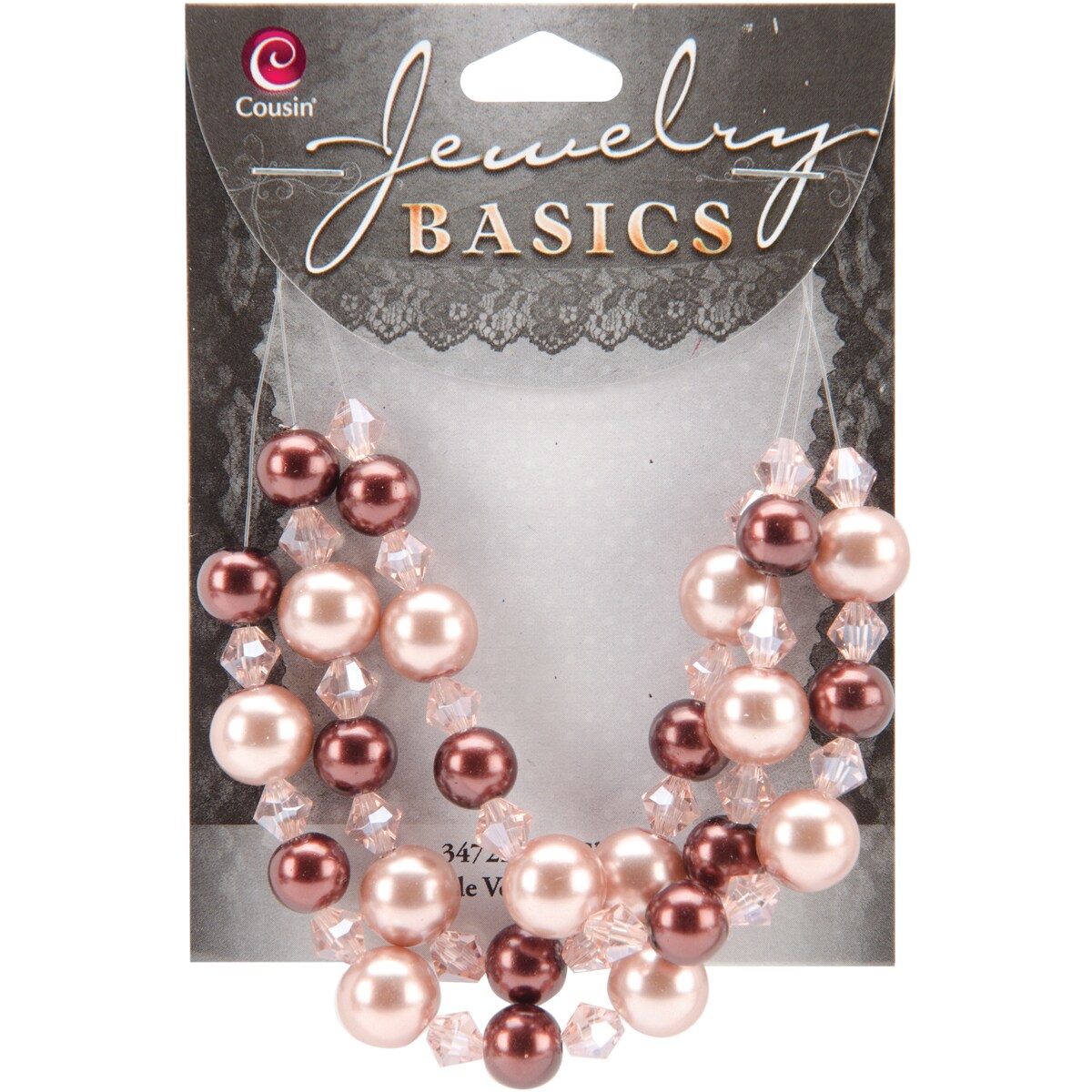 Cousin Jewelry Basics Pearl & Crystal Bead Mix 51/Pkg-8mm & 10mm | Michaels