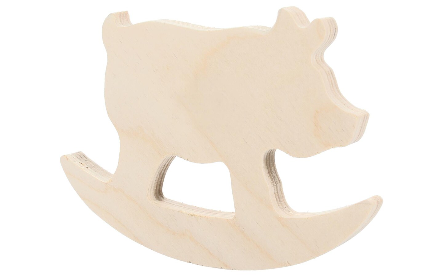 Wood Shape Rocking Pig 6x5" | Michaels