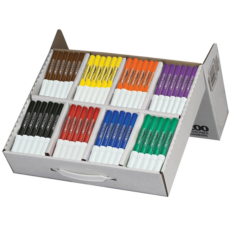 Washable Art Marker Masterpack, 8 Colors, 200 Per Box | Michaels