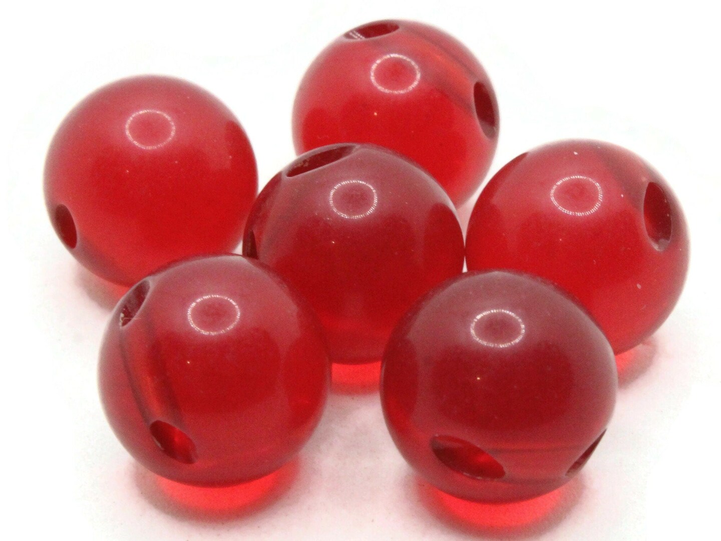 6 16mm 5/8 Inch Red Ball Buttons Vintage Lucite Buttons | Michaels