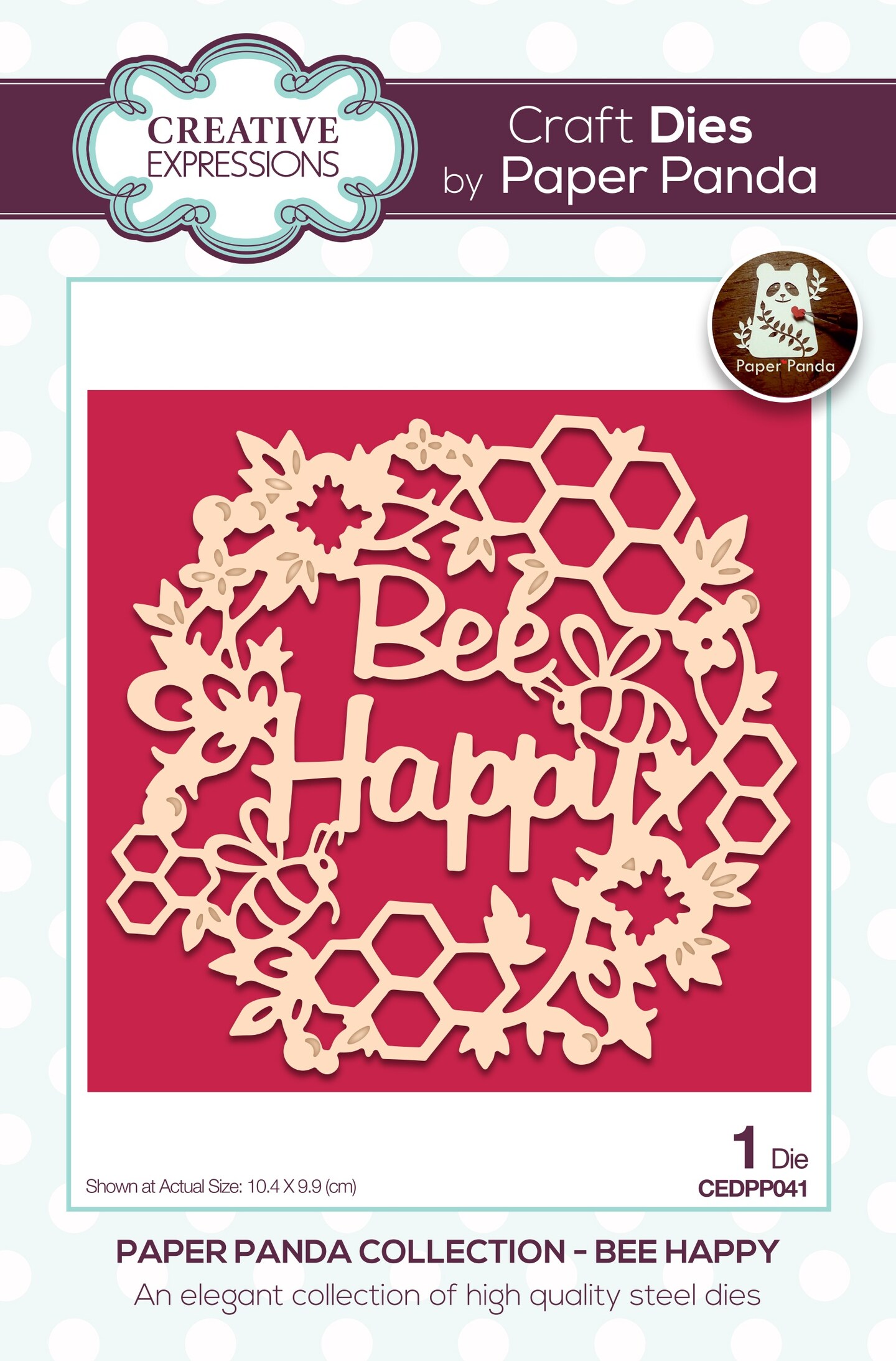 Creative Expressions Craft Dies By Paper Panda-Bee Happy | Michaels