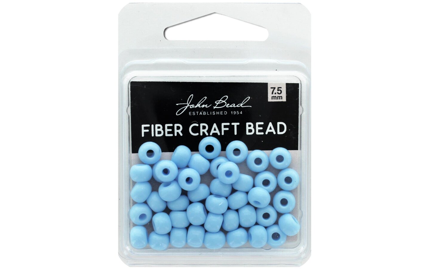 John Bead Fiber Craft Bead 7.5Mm 18G Op Lt Blue | Michaels