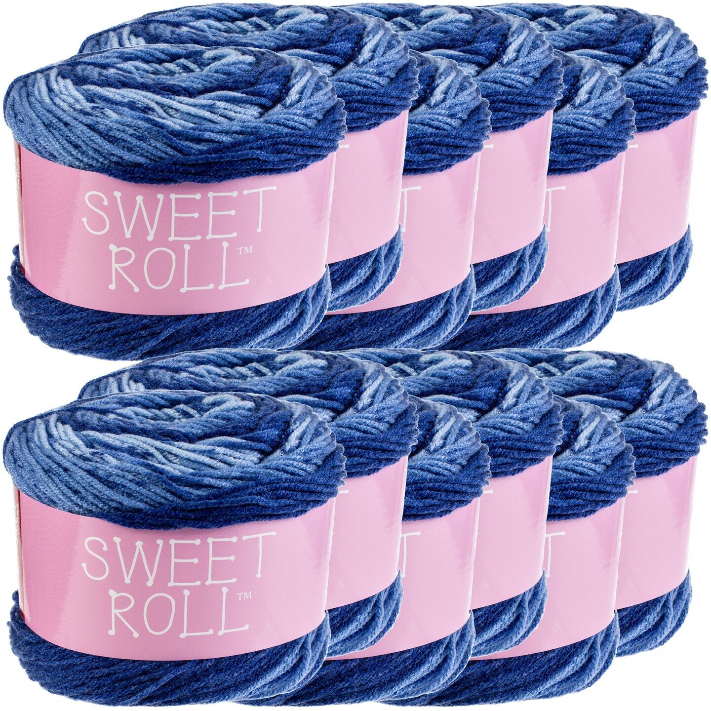 Multipack of 12 - Premier Yarns Sweet Roll Yarn-Blueberry Swirl | Michaels