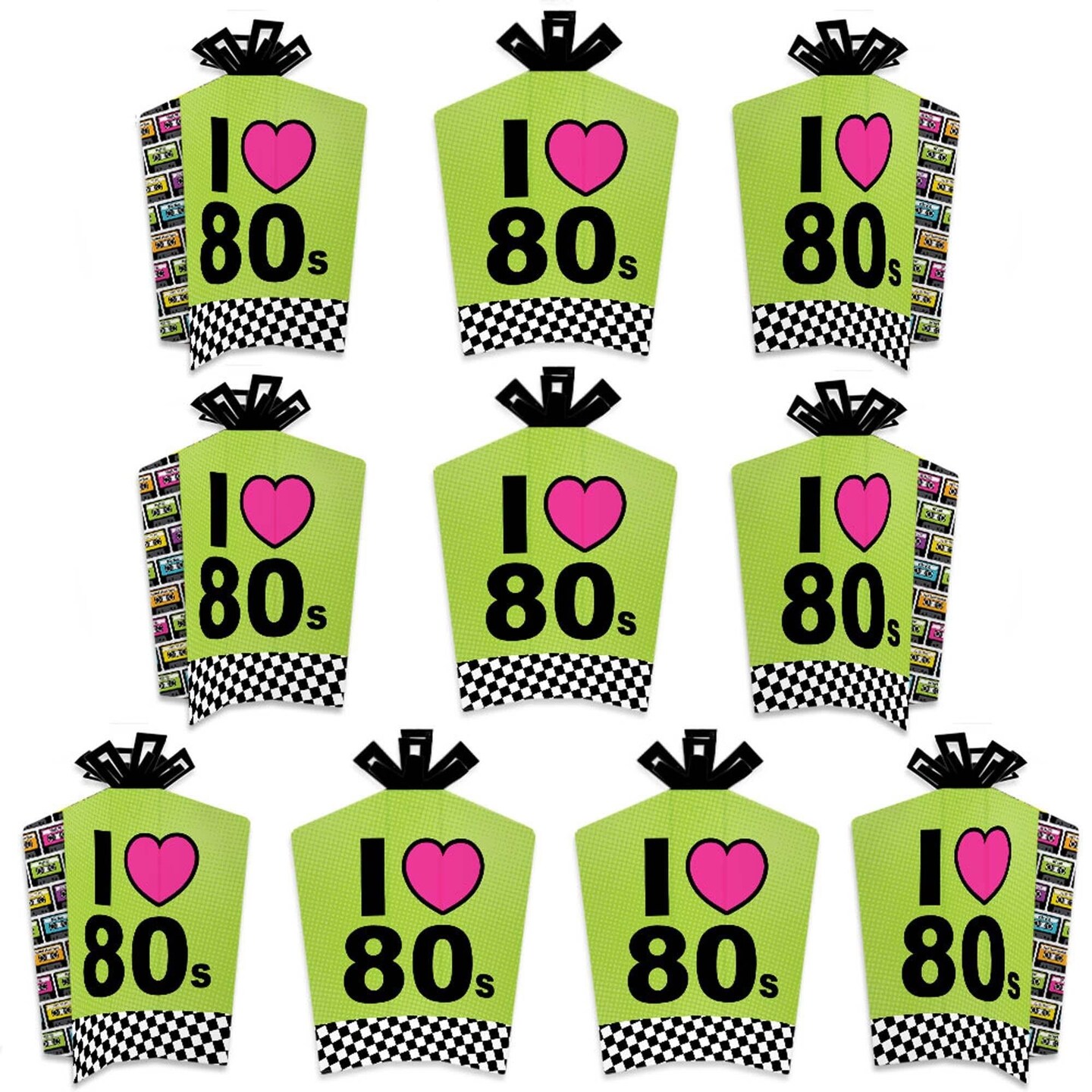 Big Dot of Happiness 80's Retro - Table Decorations - Totally 1980s ...