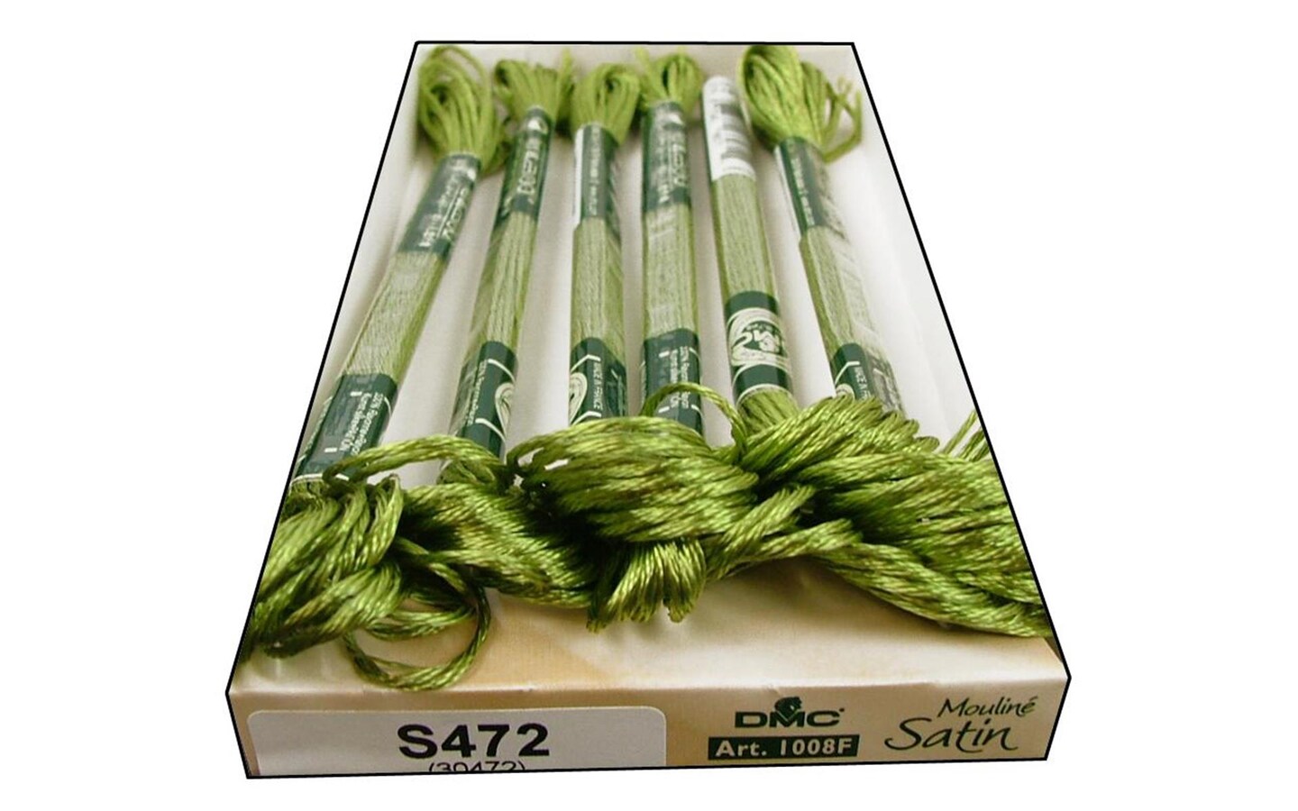 DMC Satin Embroidery Floss Tender Green | Michaels