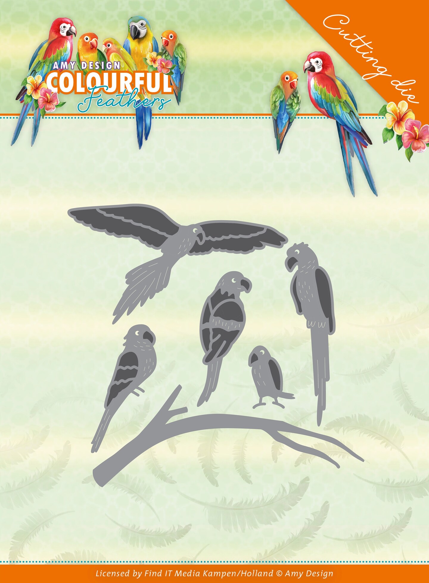 Find It Trading Amy Design Die-Parrot, Colourful Feathers | Michaels