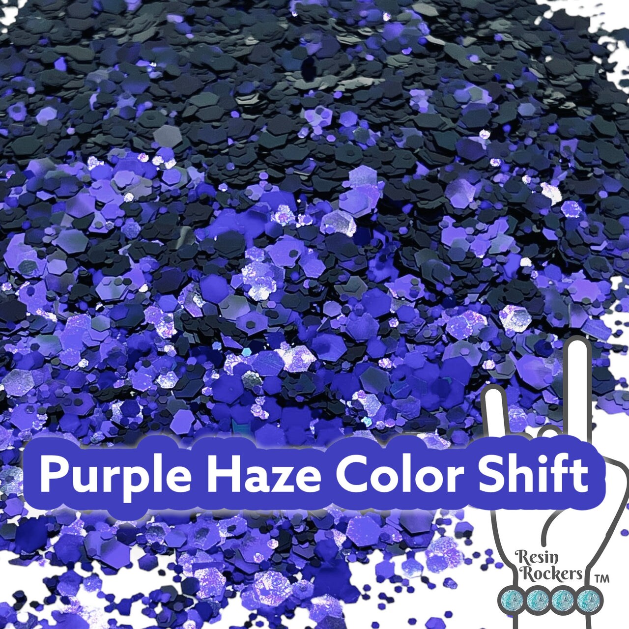 Purple Haze Color Shift Premium Grade Pixie for Poxy Chunky Glitter Mix ...
