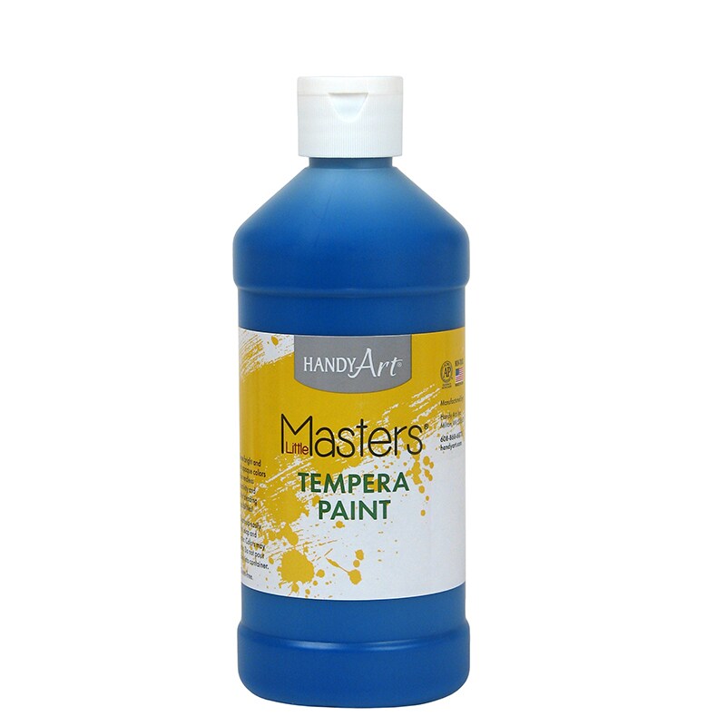 Little Masters® Tempera Paint, Blue, 16 oz. | Michaels