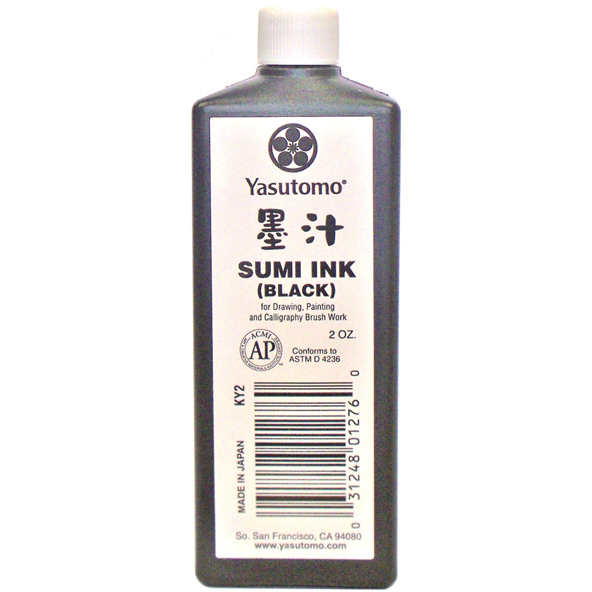 Yasutomo Sumi Ink 2oz-Black | Michaels