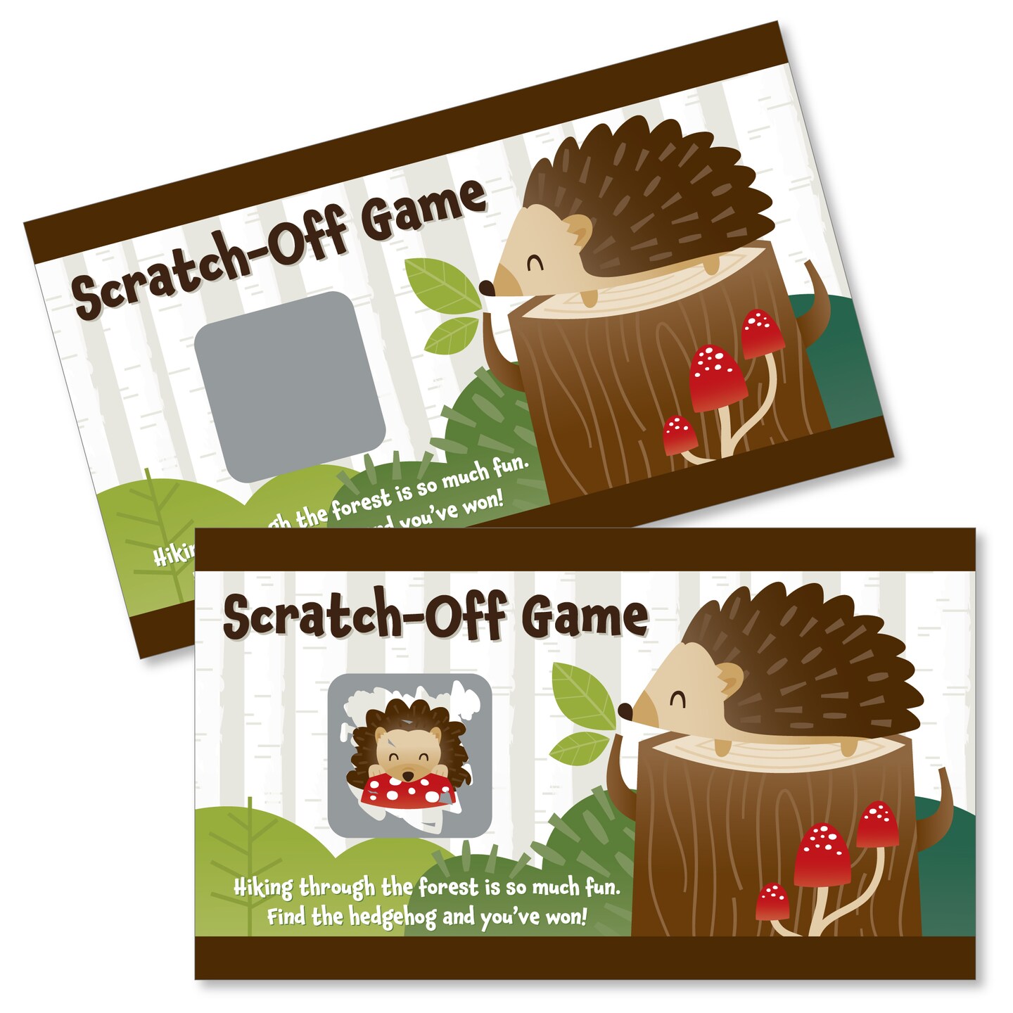 Big Dot of Happiness Forest Hedgehogs - Woodland Birthday Party or Baby ...