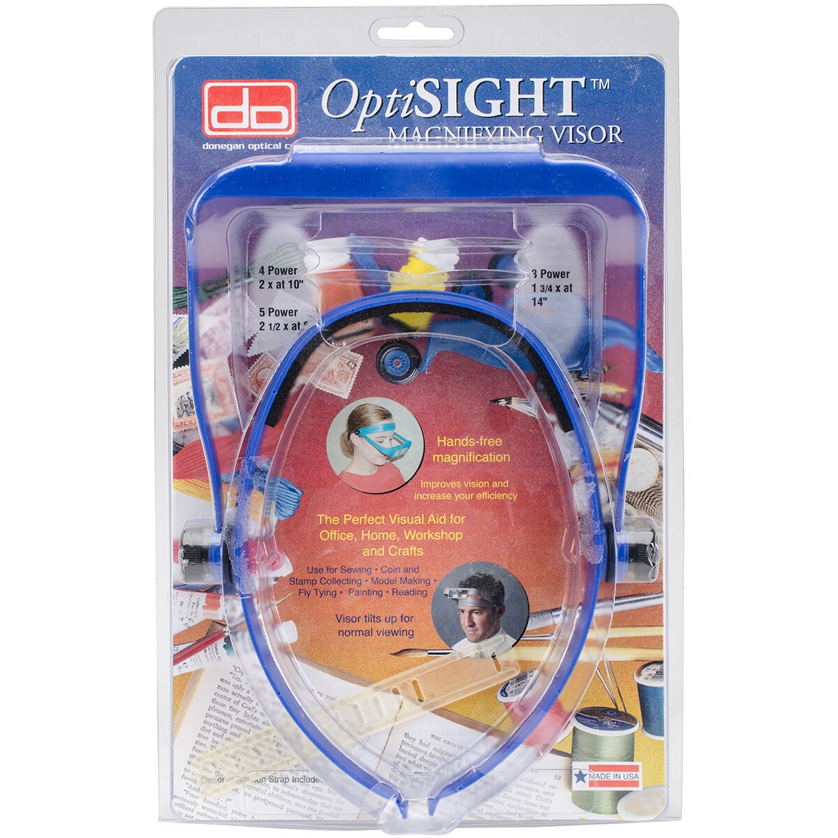 Donegan OptiSIGHT Magnifying Visor-Royal Blue | Michaels