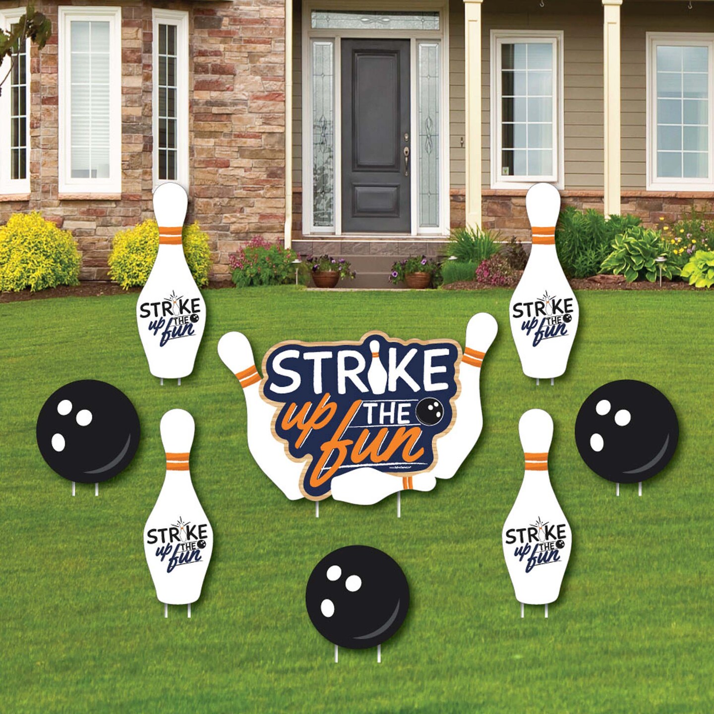 Big Dot of Happiness Strike Up The Fun - Bowling - Yard Sign & Outdoor ...