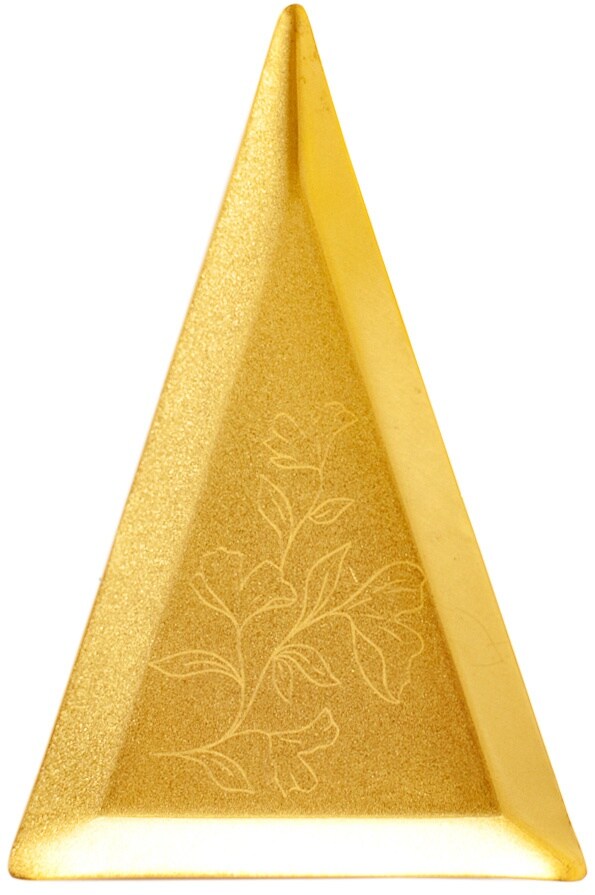 Pinkfresh Studio Essentials Triangle Brass Tray-4"X2.5" | Michaels